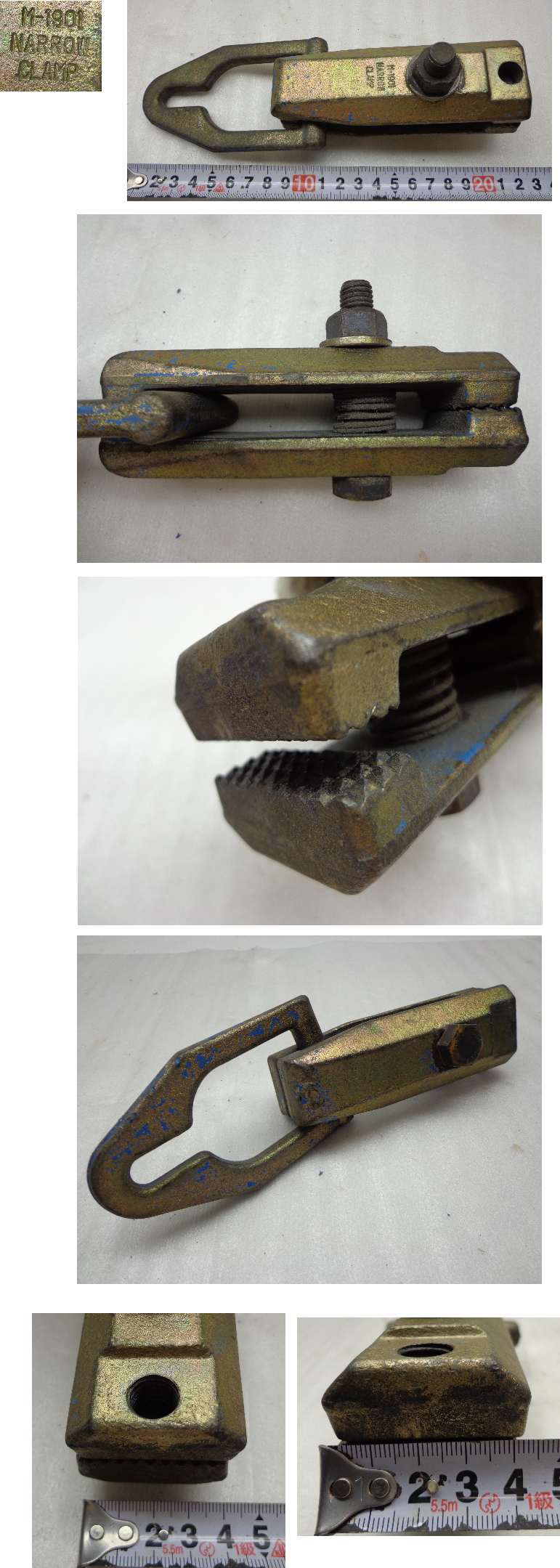 【中古】Kきふ0052 板金工具 ボディ クランプ ナロウクランプ M-1901の落札情報詳細 - Yahoo!オークション落札価格検索 オークフリー