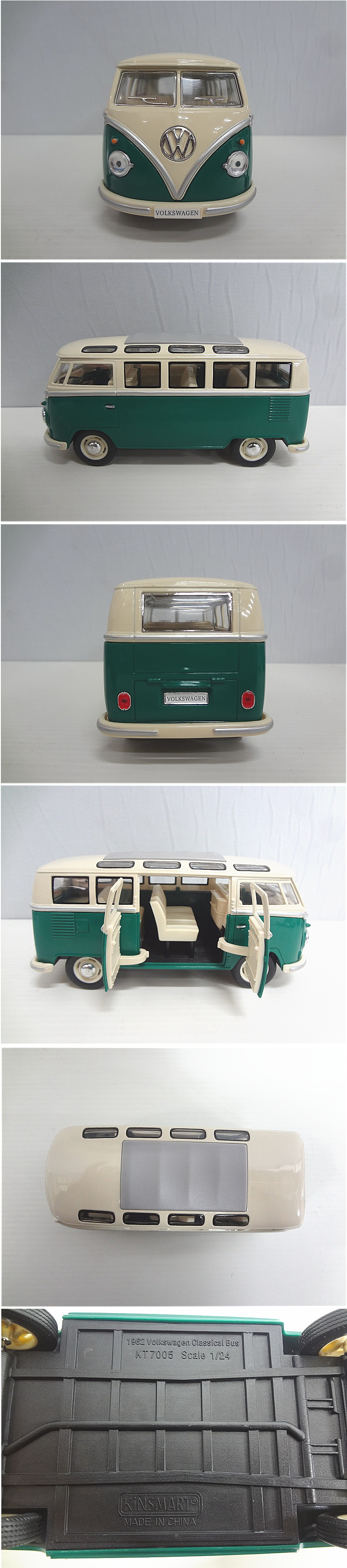日本代購代標第一品牌【樂淘letao】－K1や3221 キンスマート/Kinsmart 1962 VOLKSWAGEN CLASSICAL BUS 1/24スケール フォルクスワーゲン ...